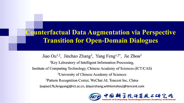 Underline Counterfactual Data Augmentation Via Perspective Transition For Open Domain Dialogues