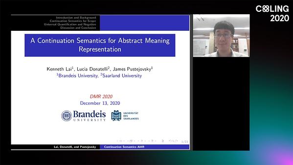 Underline | A Continuation Semantics for Abstract Meaning Representation