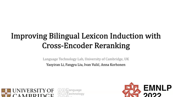 Underline | Improving Bilingual Lexicon Induction with Cross-Encoder ... Underline | Improving Bilingual Lexicon Induction with Cross-Encoder ...