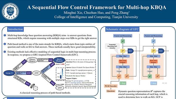 Underline A Sequential Flow Control Framework For Multi Hop Knowledge Base Question Answering 