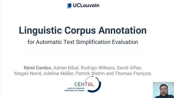 Underline | Linguistic Corpus Annotation for Automatic Text ... Underline | Linguistic Corpus Annotation for Automatic Text ...