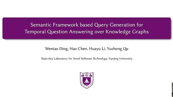 Underline | Semantic Framework based Query Generation for Temporal ... Underline | Semantic Framework based Query Generation for Temporal ...