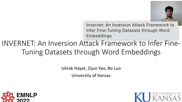 Underline | Invernet: An Inversion Attack Framework to Infer Fine-Tuning Datasets through Word ...