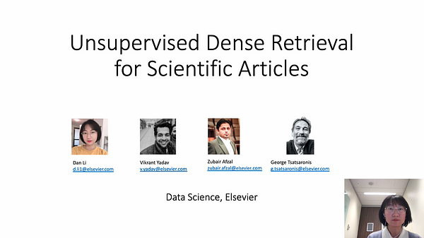 Underline | Unsupervised Dense Retrieval for Scientific Articles Underline | Unsupervised Dense Retrieval for Scientific Articles