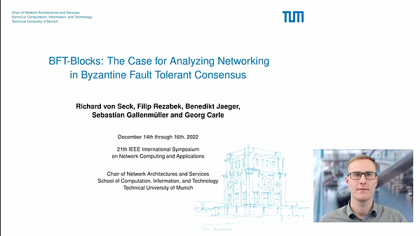 BFT-Blocks: The Case for Analyzing Networking in Byzantine Fault ...