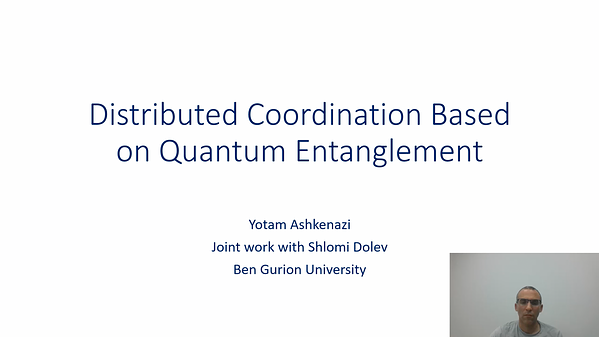Underline | Distributed Coordination Based on Quantum Entanglement(Work ... Underline | Distributed Coordination Based on Quantum Entanglement(Work ...