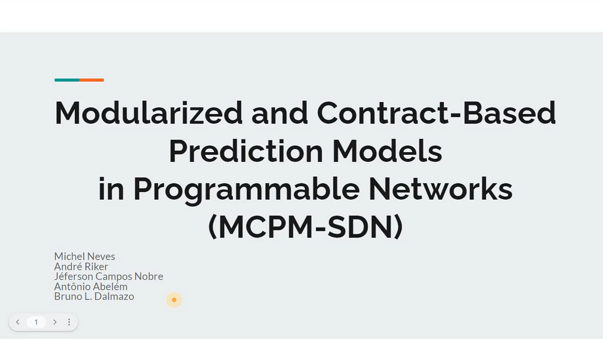 Underline | Modularized and Contract-Based Prediction Models in Programable Networks