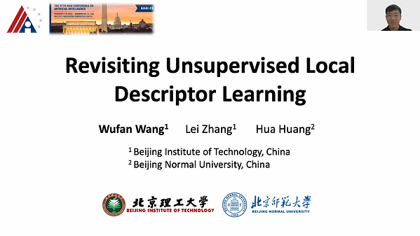 Underline | Revisiting Unsupervised Local Descriptor Learning Underline | Revisiting Unsupervised Local Descriptor Learning