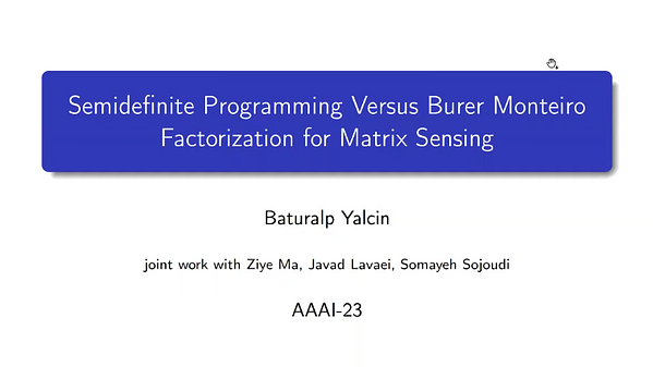 Underline Semidefinite Programming Versus Burer Monteiro