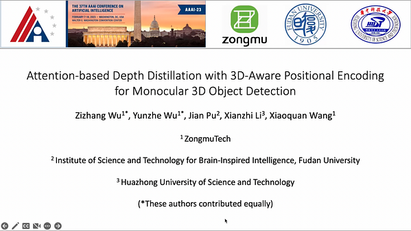 Underline Attention Based Depth Distillation With 3d Aware Positional Encoding For Monocular