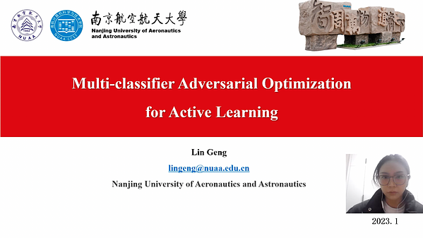 Multi Classifier Adversarial Optimization For active Learning Underline