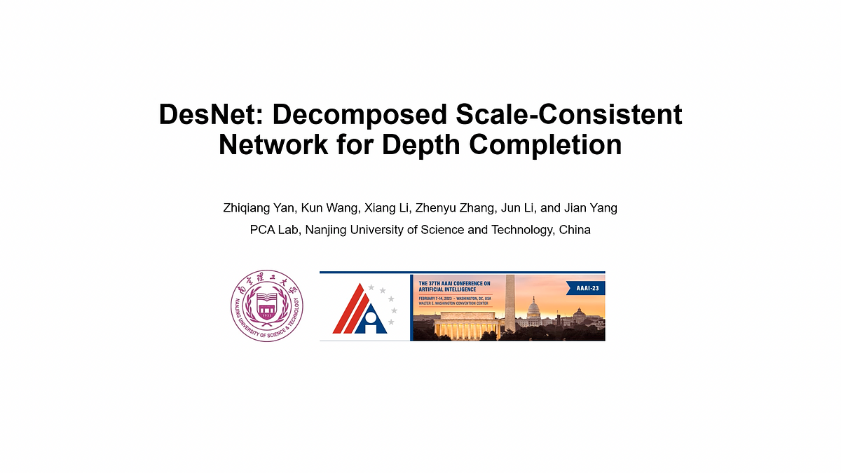 Underline | DesNet: Decomposed Scale-Consistent Network for ... Underline | DesNet: Decomposed Scale-Consistent Network for ...