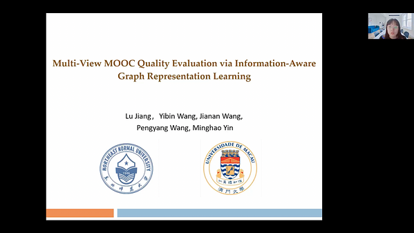 Multi-View MOOC Quality Evaluation via Information-Aware Graph Representation Learning | Underline