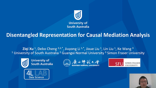 Underline | Disentangled Representation for Causal Mediation Analysis Underline | Disentangled Representation for Causal Mediation Analysis