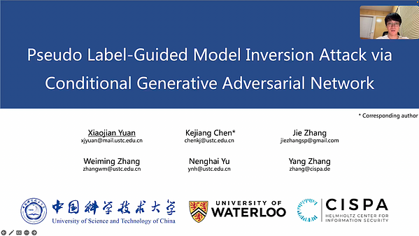 Underline Pseudo Label Guided Model Inversion Attack Via Conditional Generative Adversarial 