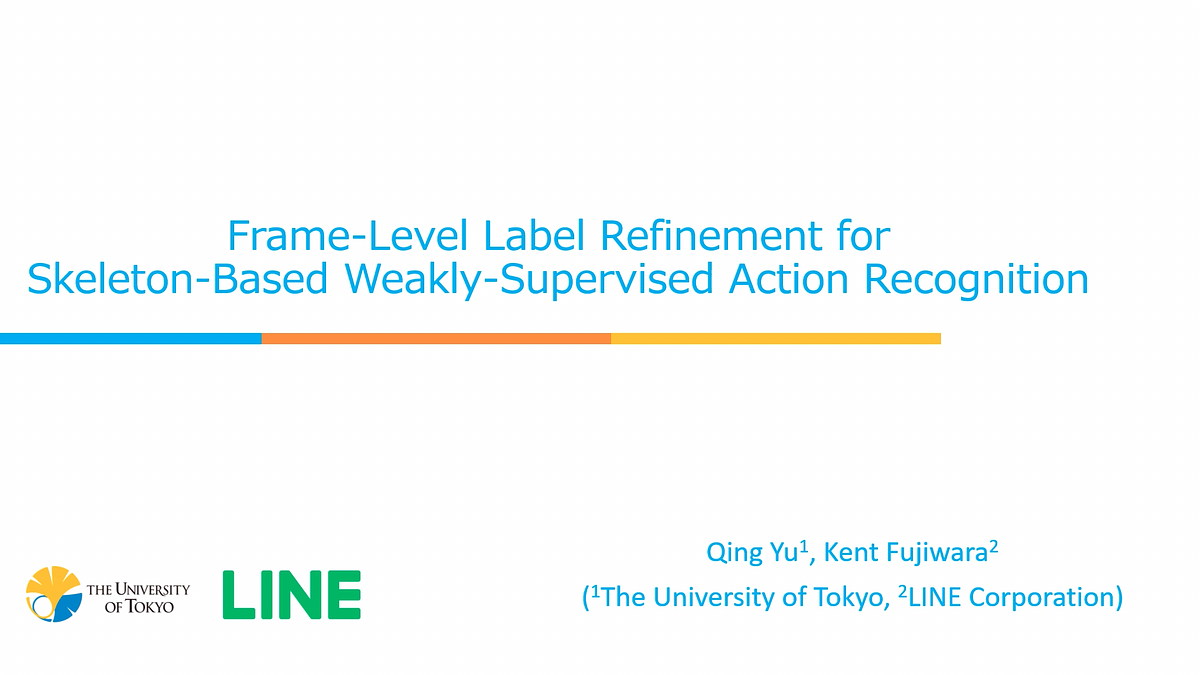 Underline | Frame-Level Label Refinement for Skeleton-Based Weakly-Supervised Action Recognition