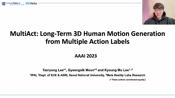 Underline Multiact Long Term 3d Human Motion Generation From