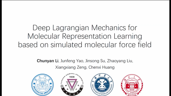 Underline | LagNet: Deep Lagrangian Mechanics for Plug-and-Play Molecular Representation Learning