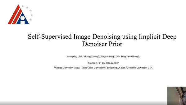 Underline | Self-Supervised Image Denoising using Implicit Deep ... Underline | Self-Supervised Image Denoising using Implicit Deep ...