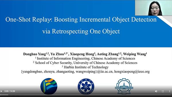 Underline One Shot Replay Boosting Incremental Object Detection Via Retrospecting One Object