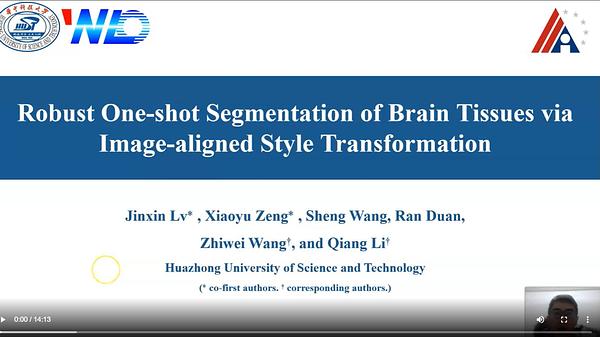 Underline Robust One Shot Segmentation Of Brain Tissues Via Image