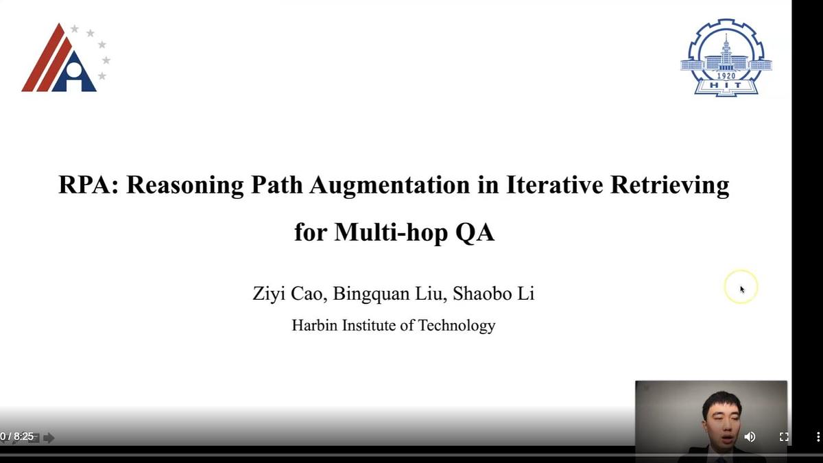Underline Rpa Reasoning Path Augmentation In Iterative Retrieving For Multi Hop Qa