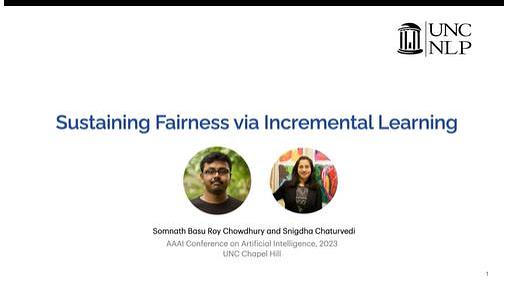 Underline | Sustaining Fairness via Incremental Learning Underline | Sustaining Fairness via Incremental Learning