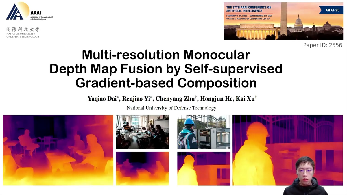 Underline Multi Resolution Monocular Depth Map Fusion By Self