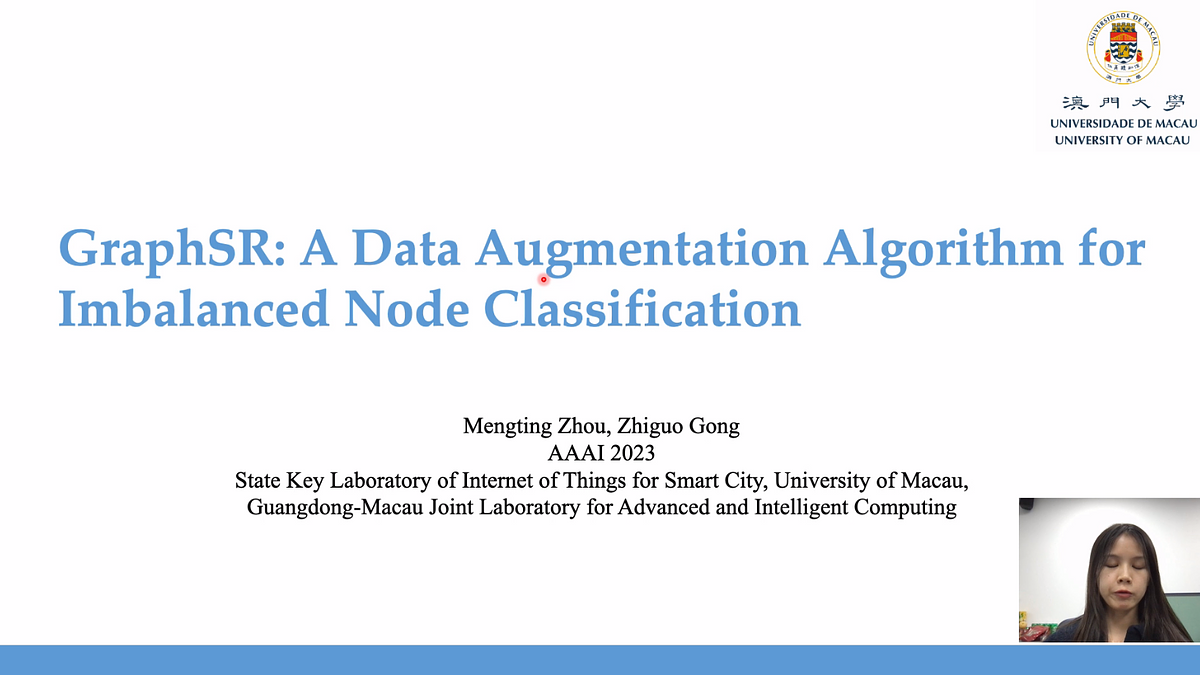 Underline Graphsr A Data Augmentation Algorithm For Imbalanced Node Classification