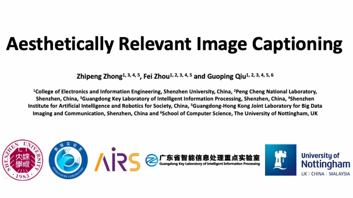 Underline | Aesthetically Relevant Image Captioning