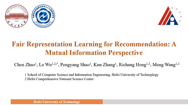 Underline | Fair Representation Learning for Recommendation: A Mutual Information Perspective