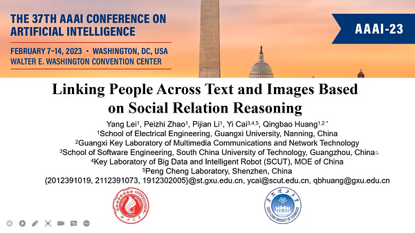 Linking People Across Text and Images Based on Social Relation ...