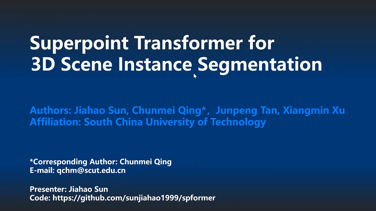 Underline Superpoint Transformer For 3d Scene Instance Segmentation