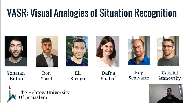 VASR: Visual Analogies of Situation Recognition | Underline