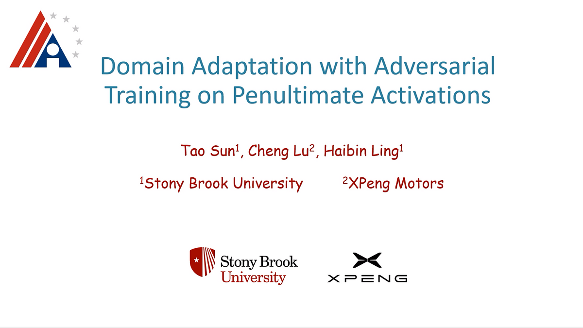 Underline | Domain Adaptation with Adversarial Training on Penultimate Activations