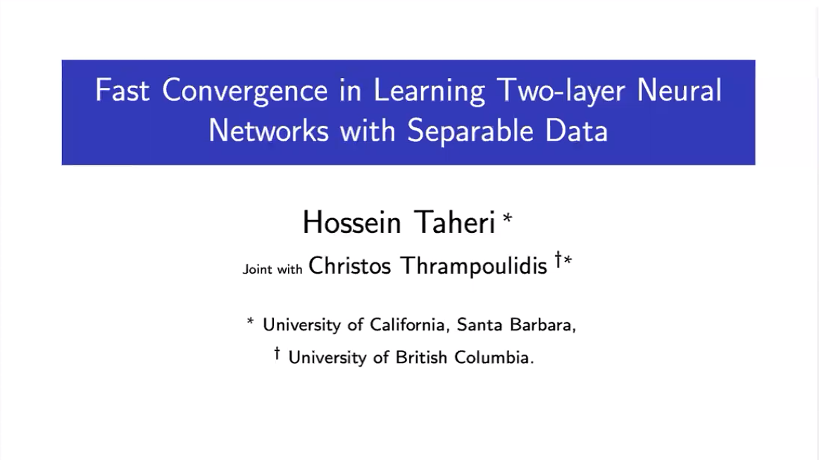 Underline Fast Convergence In Learning Two Layer Neural Networks With