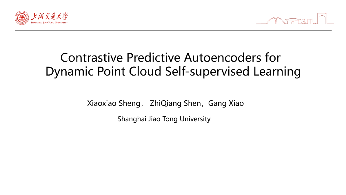 Underline | Contrastive Predictive Autoencoders for Dynamic Point Cloud ... Underline | Contrastive Predictive Autoencoders for Dynamic Point Cloud ...