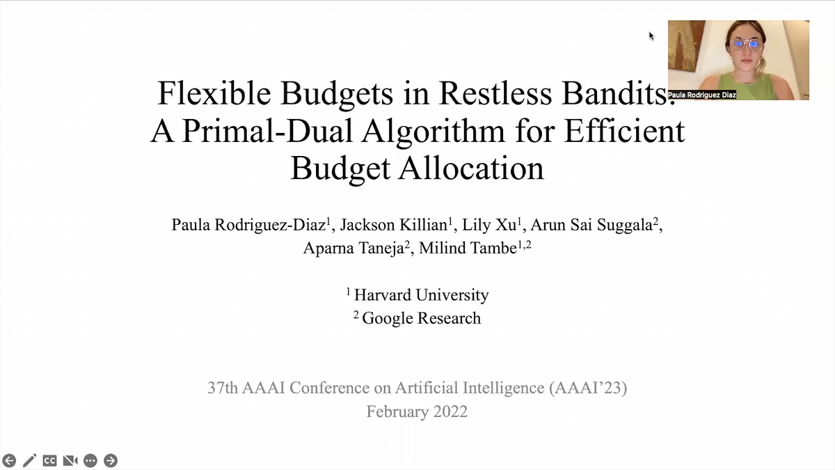 Underline | Flexible Budgets in Restless Bandits: A Primal-Dual ...