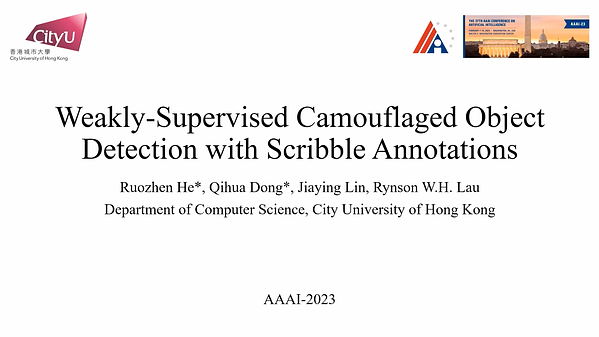 Underline | Weakly-Supervised Camouflaged Object Detection with ... Underline | Weakly-Supervised Camouflaged Object Detection with ...