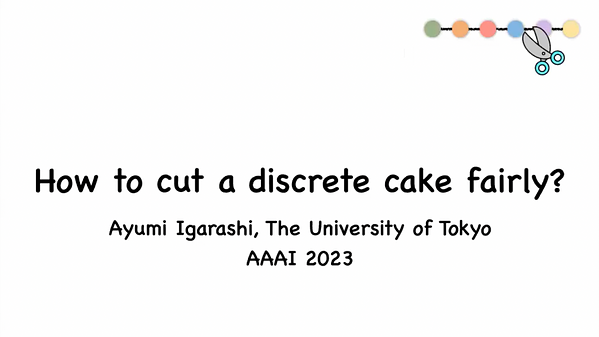 How to cut a discrete cake fairly | Underline