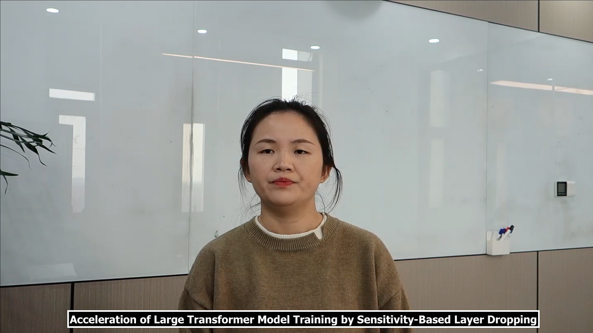 Underline Acceleration Of Large Transformer Model Training By Sensitivity Based Layer Dropping