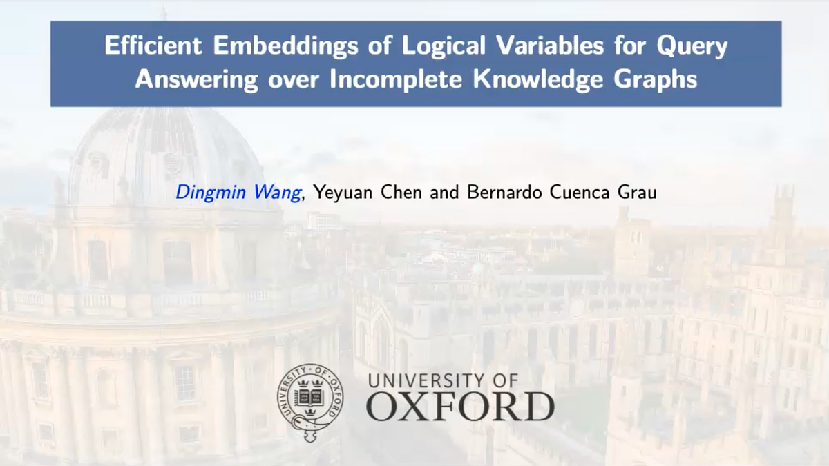 Underline | Efficient Embeddings of Logical Variables for Query Answering over Incomplete ...