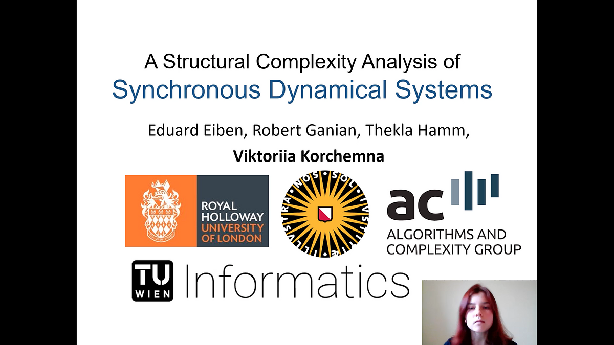 Underline A Structural Complexity Analysis Of Synchronous Dynamical
