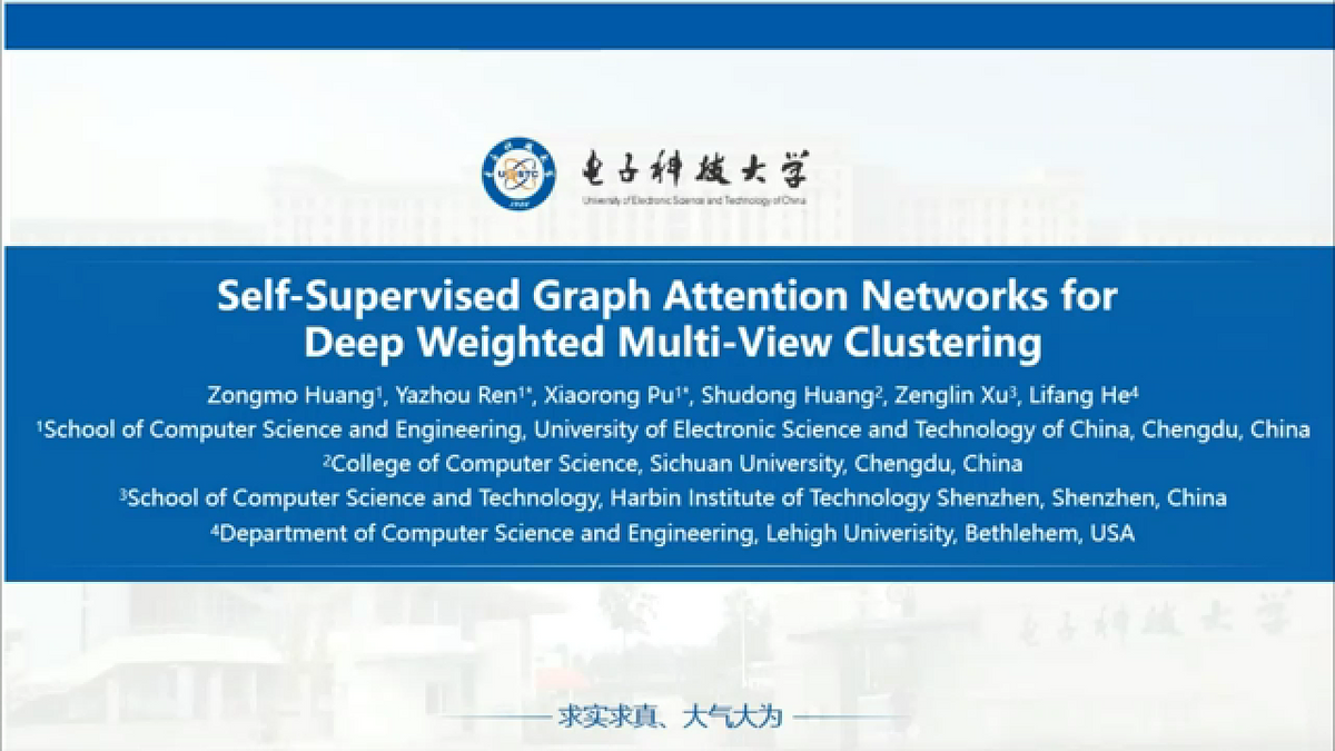 Underline Self Supervised Graph Attention Networks For Deep Weighted