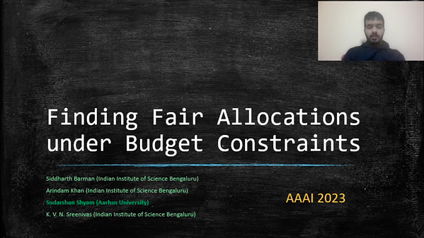 Finding Fair Allocations under Budget Constraints | Underline