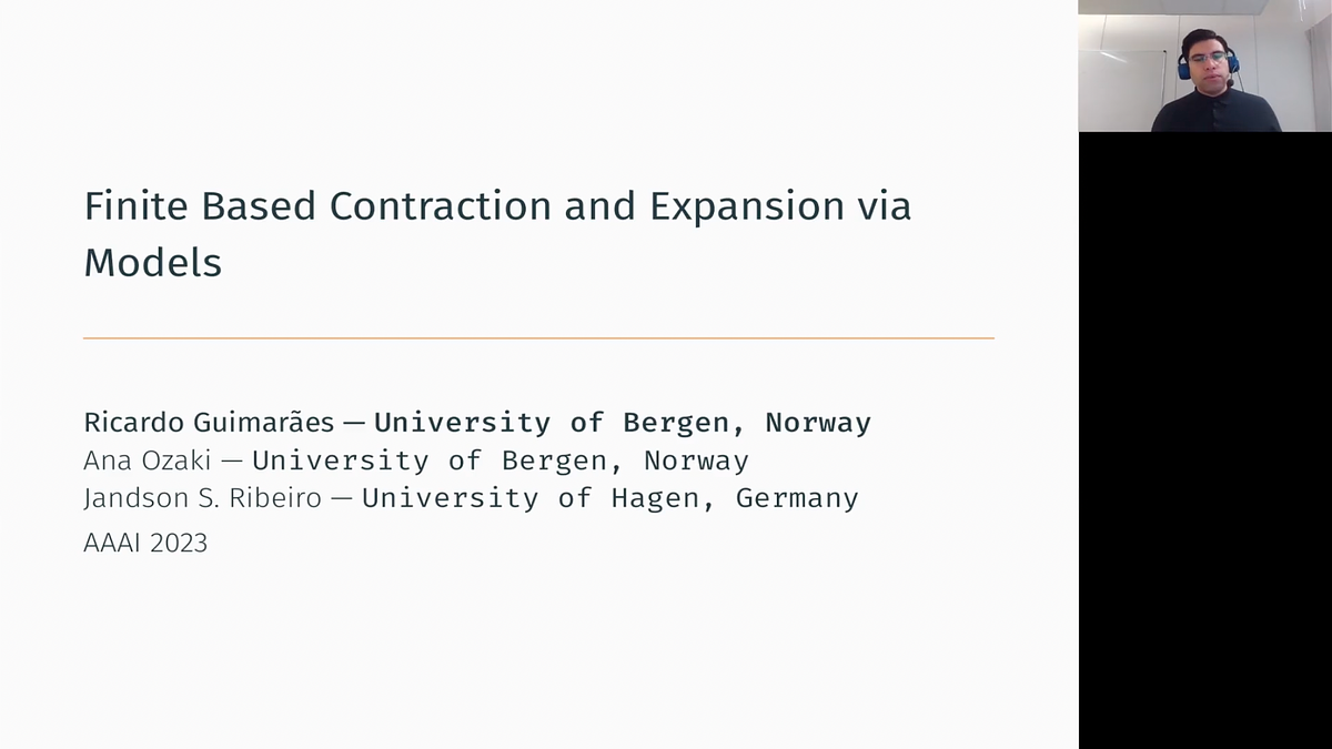 Underline | Finite Based Contraction and Expansion via Models