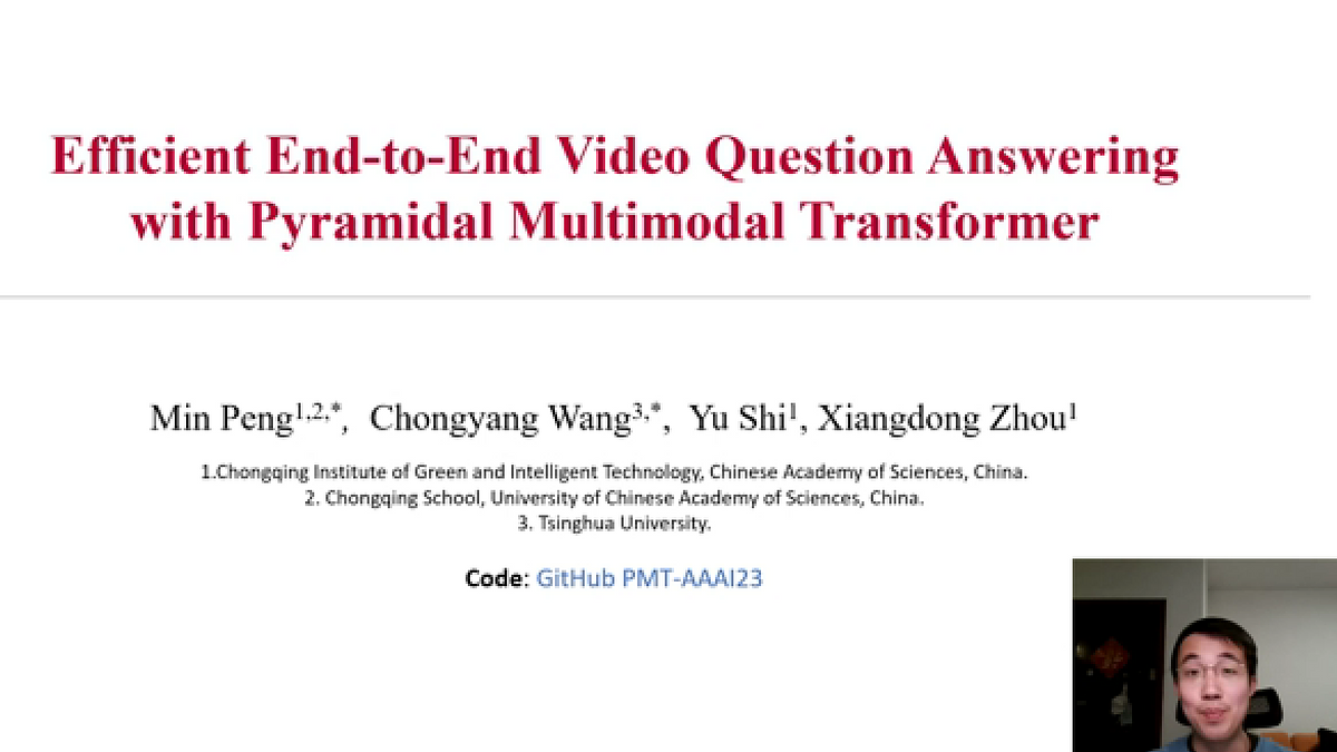 Underline | Efficient End-to-End Video Question Answering with Pyramidal Multimodal Transformer