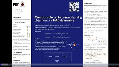 Computably Continuous Reinforcement Learning Objectives are PAC-learnable | Underline