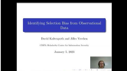 Underline | Identifying Selection Bias from Observational Data
