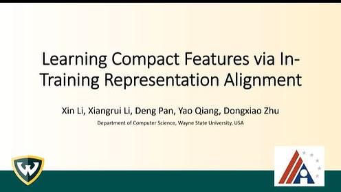 Underline | Learning Compact Features via In-Training Representation Alignment